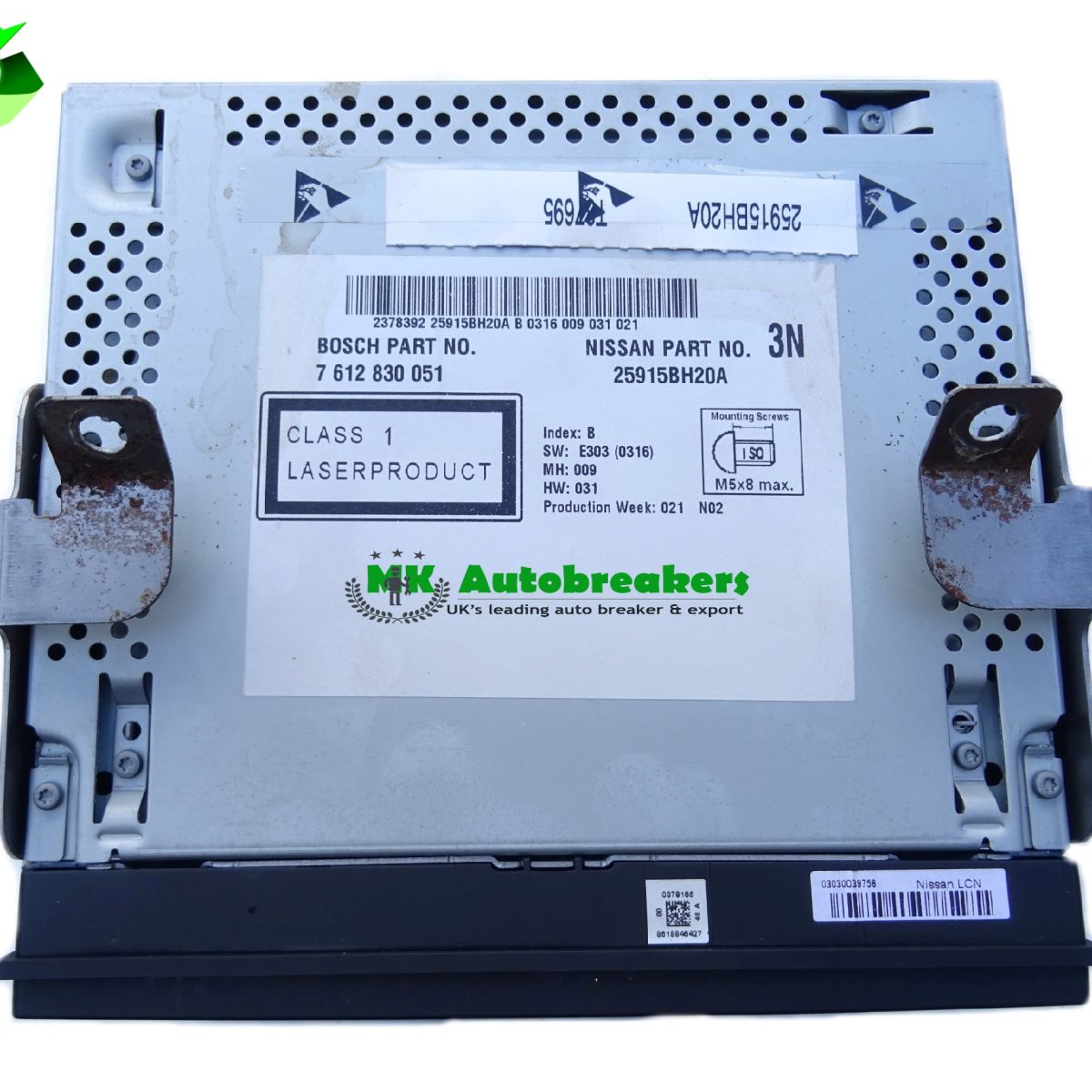 Nissan Note Stereo Radio CD Player Sat Nav 25915BH20A 2013?