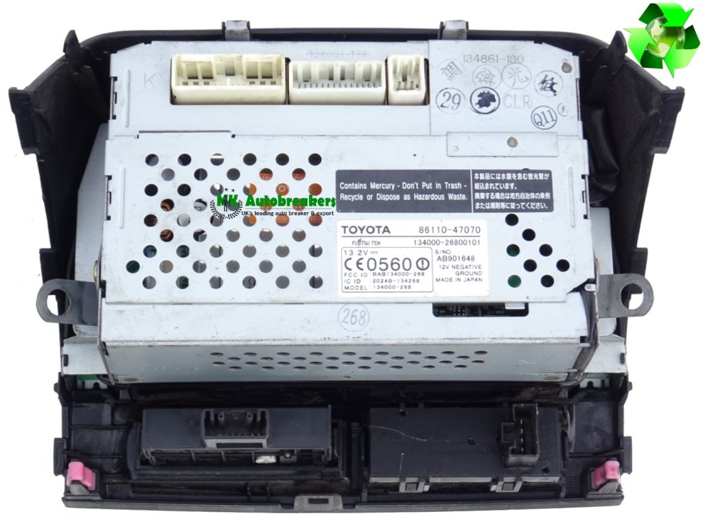 Toyota Prius Multifunction Display Screen 86110-47070