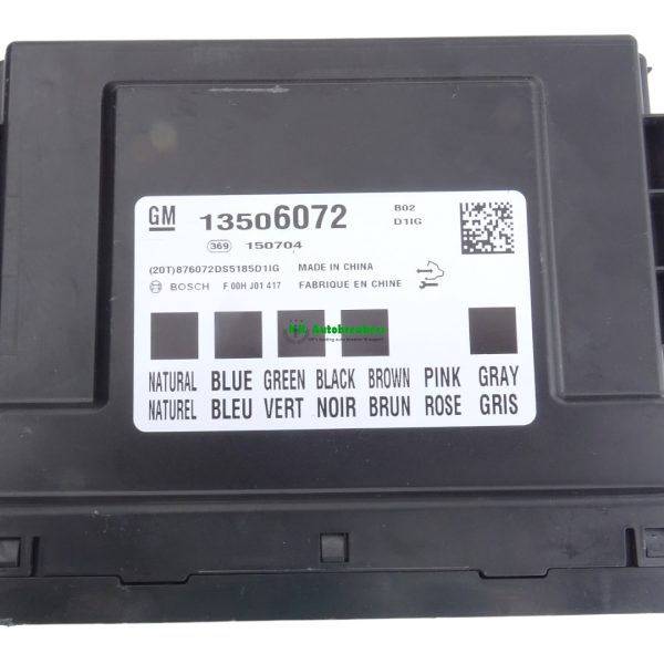 Vauxhall Corsa E Body Control Module BCM 13506072 Genuine