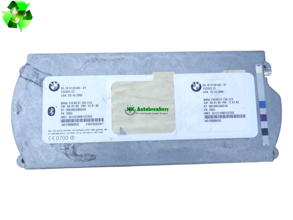 BMW 7 Series E65 Bluetooth Telematics Control Unit 9138168 2007