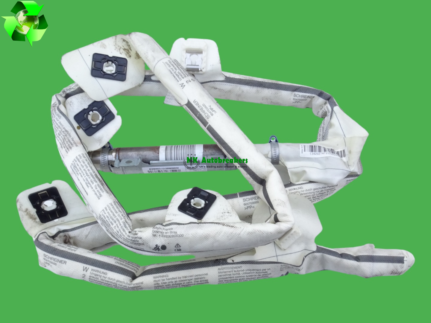 Mercedes C-Class Roof Airbag Curtain A2048600505 Left 2012