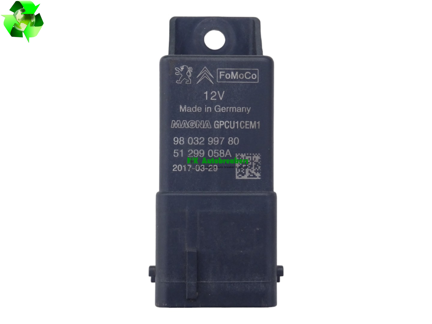 Citroen DS4 Glow Plug Relay 9803299780 Genuine 2015