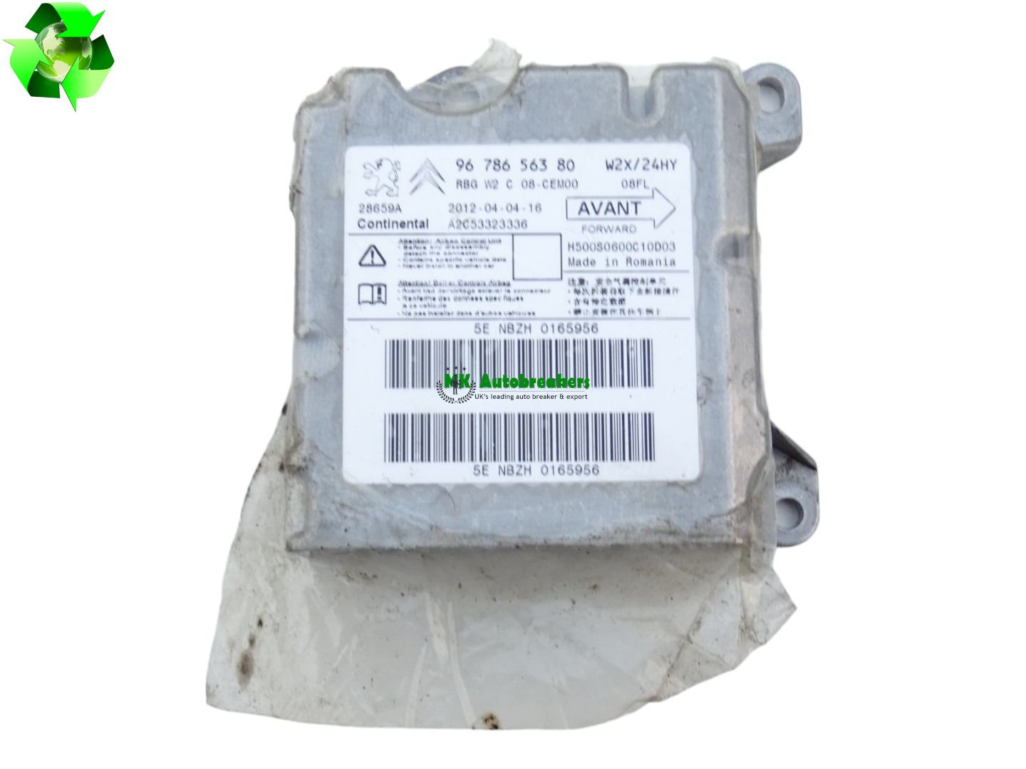Peugeot 508 Airbag Control Module 9678656380 Genuine 2014
