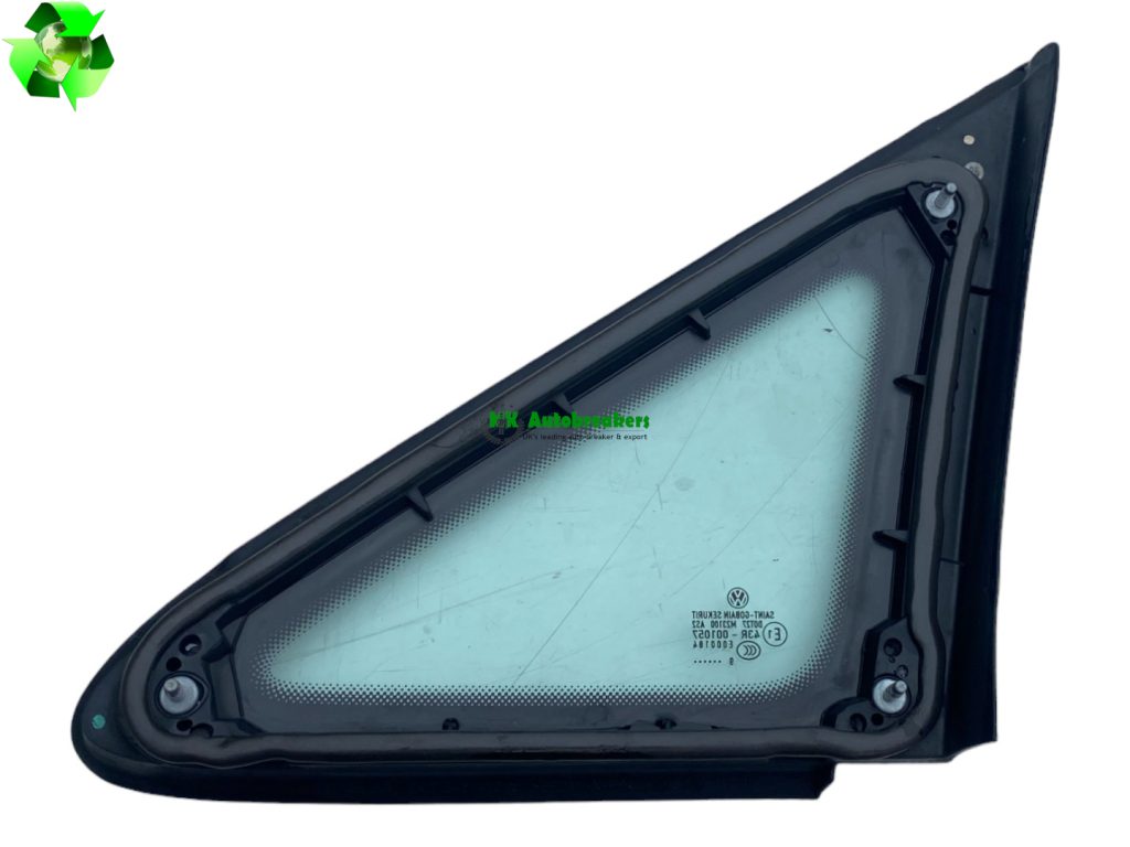 VW Caddy Front Quarter Window Glass 43R-001057 Right 2010