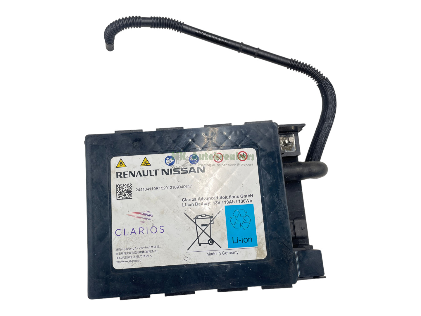 Renault Captur Lithium PET Battery 244104110R Genuine 2021