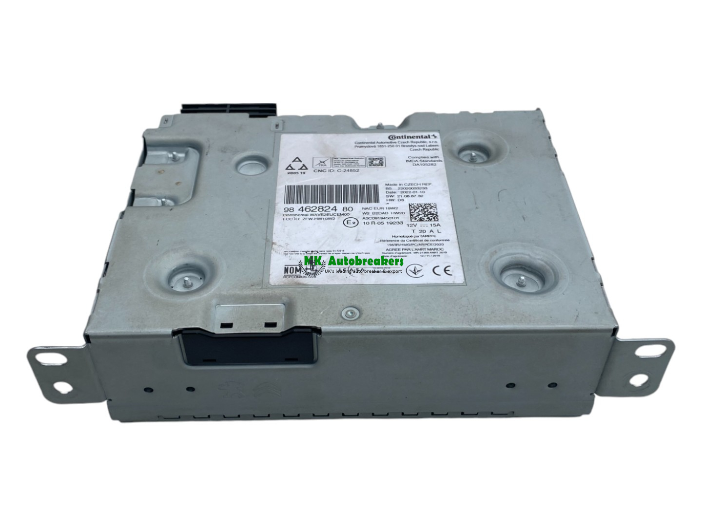 Vauxhall Crossland Stereo SAT NAV Head Unit 9846282480 2022